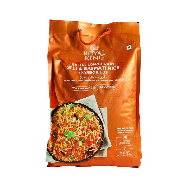Royal King Sella Basmati Rice 5kg :: Shalamar Foods