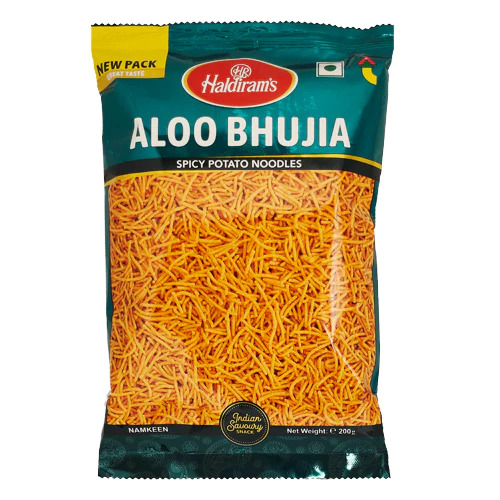 Haldiram's Aloo Bhujia (spicy potato noodles) 200g :: Shalamar Foods