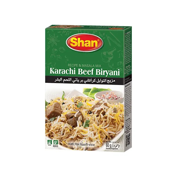 Shan Karachi Beef Biryani 75g :: Shalamar Foods